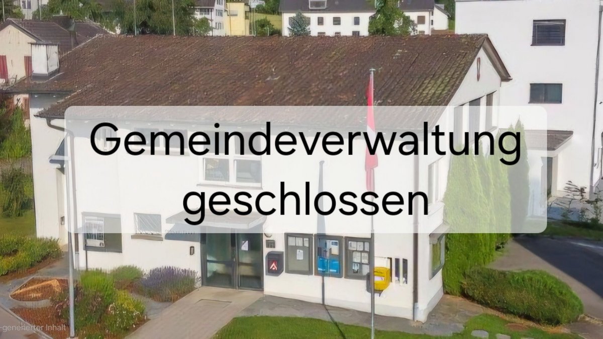 Killwangen: Gemeindeverwaltung wegen Personalausflug am 21. Mai 2025 ...